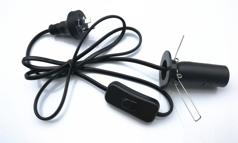 Australia Salt Lamp Cords With 303 Switch and E14 LampHolder Socket ...