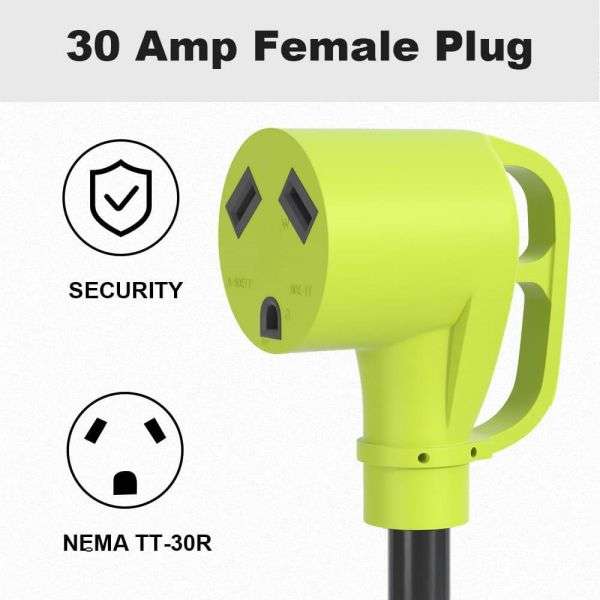 NEMA L5-20P to NEMA TT-30R Power Adapter Cord Sets, AC Power Cords ...